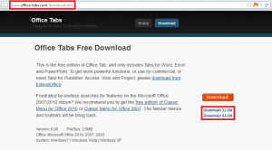 How To Get Tabbed Interface In Word, Excel, PowerPoint 2003/2007/2010 ...
