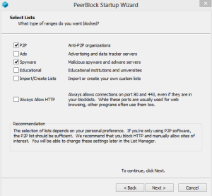 Block Unwanted IP Addresses Using PeerBlock - I Have A PC