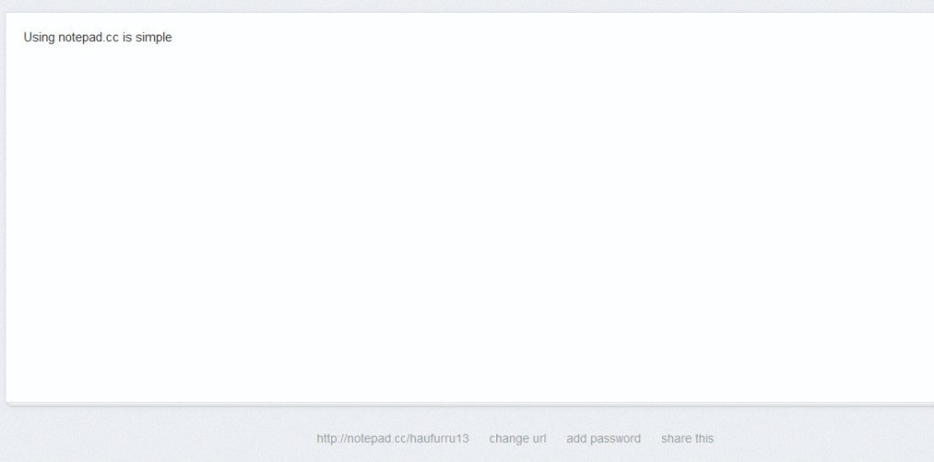 Quickly Create And Store Notes Online Using notepad.cc - I Have A PC