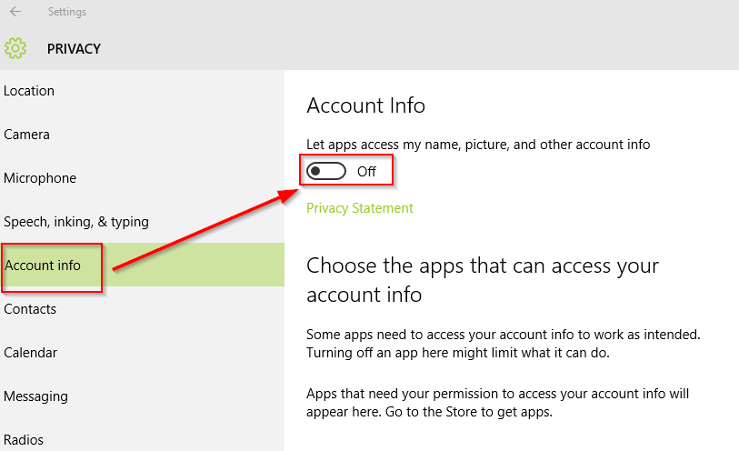 How To Prevent Windows 10 Apps From Accessing Account Details - I Have ... How To Prevent Windows 10 Apps From Accessing Account Details - I Have ...