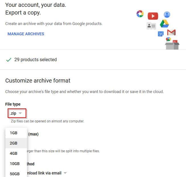How To Download A Backup Of Your Google Account Data - I Have A PC