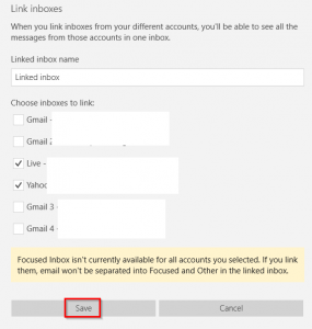 How To Create Linked Inboxes In Windows 10 Mail App - I Have A PC