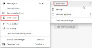 Solve Math Problems In Edge Browser With Math Solver - I Have A PC