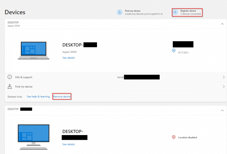 How To Manage Devices For Your Microsoft Account - I Have A PC