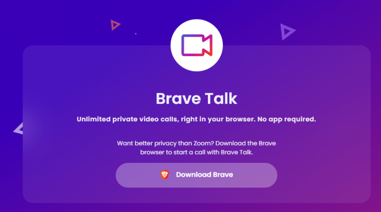 Video Call For Free From Brave Browser With Brave Talk - I Have A PC
