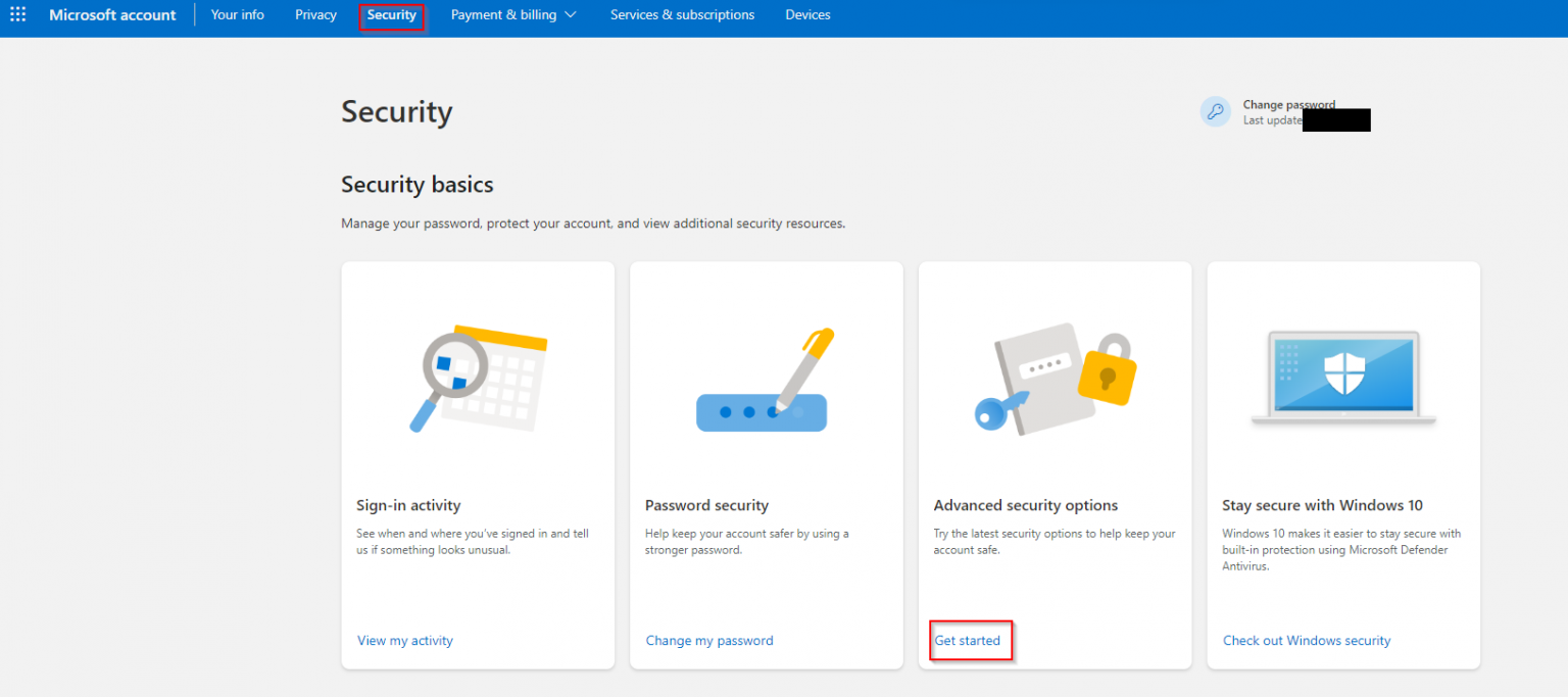 Review And Improve Security Settings For Your Microsoft Account - I ...
