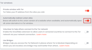 How To Enable Tor Redirect In Brave Browser - I Have A PC