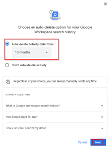 How to Manage Your Google Workspace Search History - I Have A PC