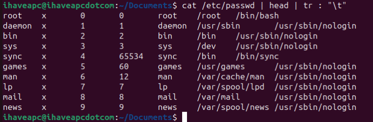 Do You Know About The tr Command in Linux - I Have A PC