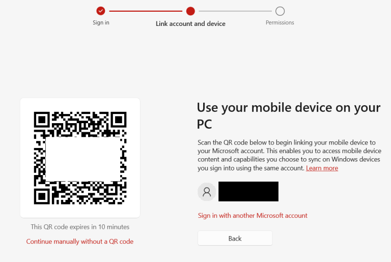 Setup Phone Link for a New Phone on Windows 11 - I Have A PC