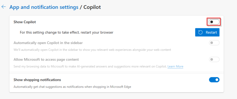 How to Turn off Copilot in Microsoft Edge - I Have A PC