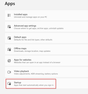 Manage Startup Apps in Windows 11 - I Have A PC