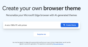 Create Custom Themes in Microsoft Edge Using AI Prompts - I Have A PC