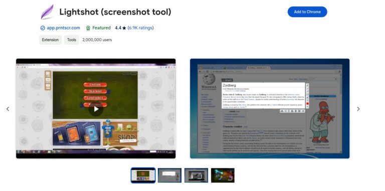 Quickly Take Screenshots in Chrome with Lightshot - I Have A PC