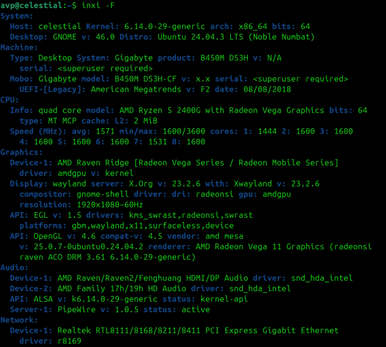 Useful Linux Commands To Find Your System Info - I Have A PC