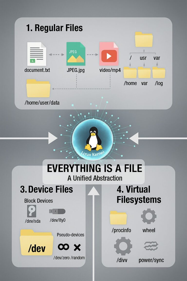 Understanding Linux's "Everything is a File" Concept - I Have A PC