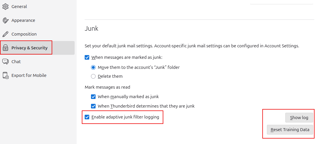 How to Configure Adaptive Junk Filtering in Mozilla Thunderbird - I ...