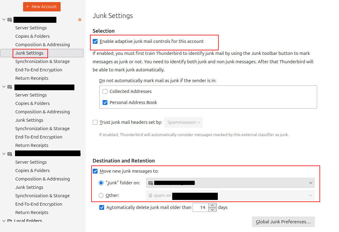 How to Configure Adaptive Junk Filtering in Mozilla Thunderbird - I ...