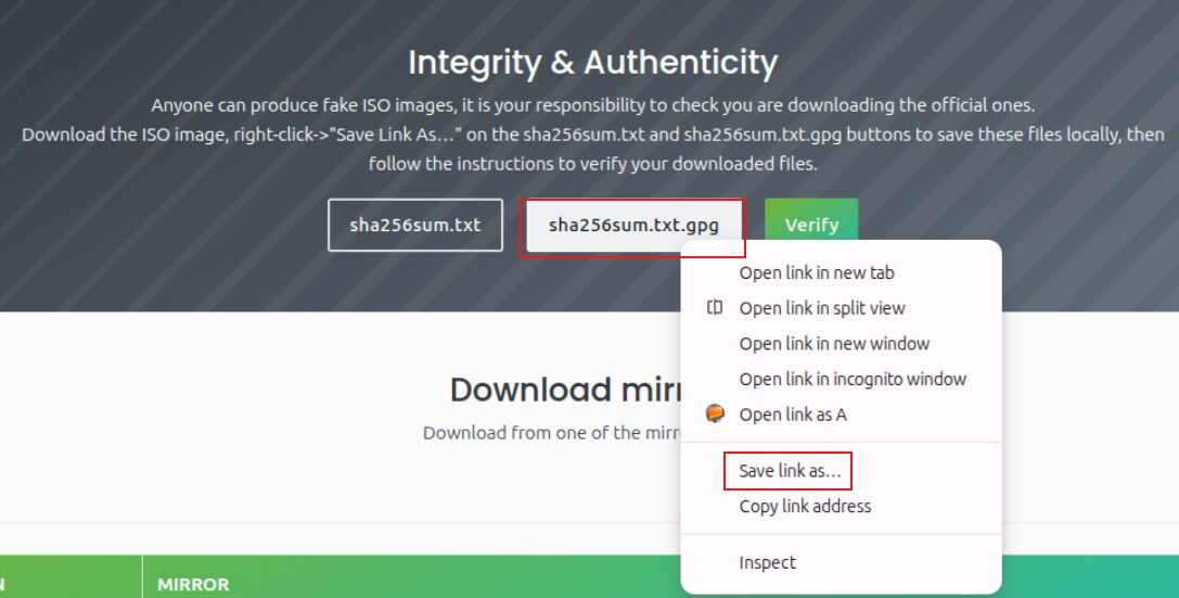 How to Verify the Integrity and Authenticity of Linux Mint ISO Files ...