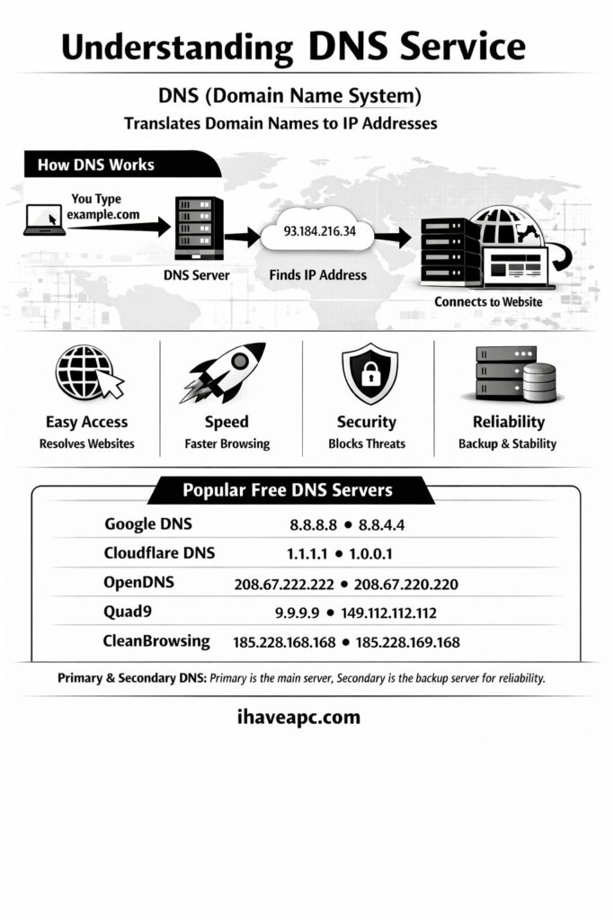 5 Free Public DNS Servers That You Can Use in 2026 - I Have A PC
